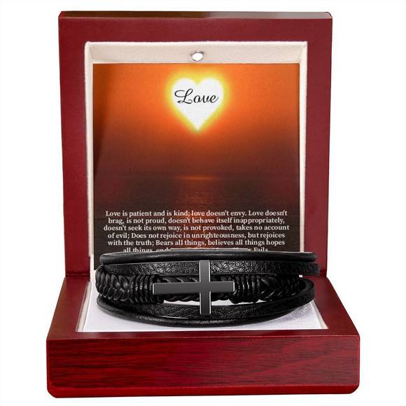 Accessories | Love Message 1 Corinthians 1348 Mens Stainless Steel ...